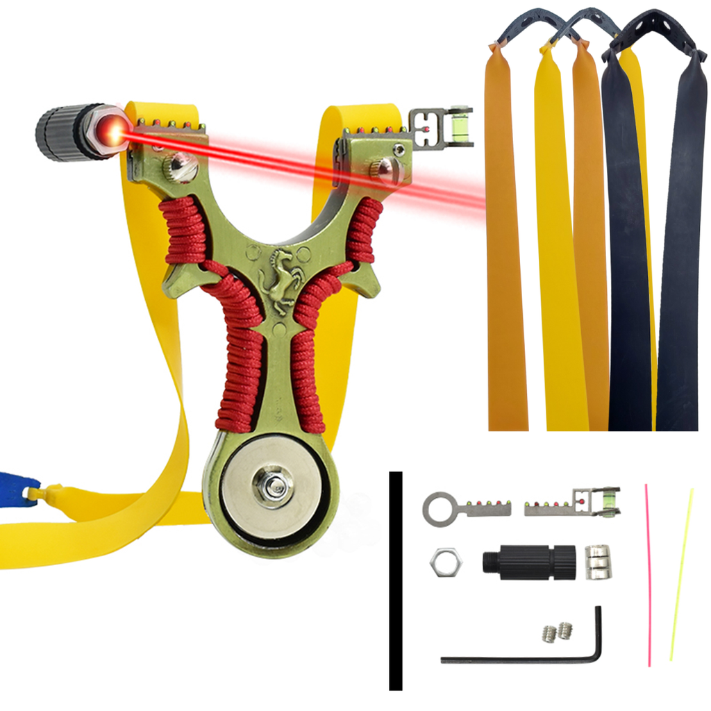 Marksman® Ferrari Magnetic High Accuracy Laser Slingshot Powerful Rubb ...