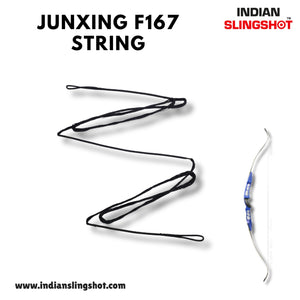 Junxing F167 Recurve Bow Black String – INDIAN SLINGSHOT