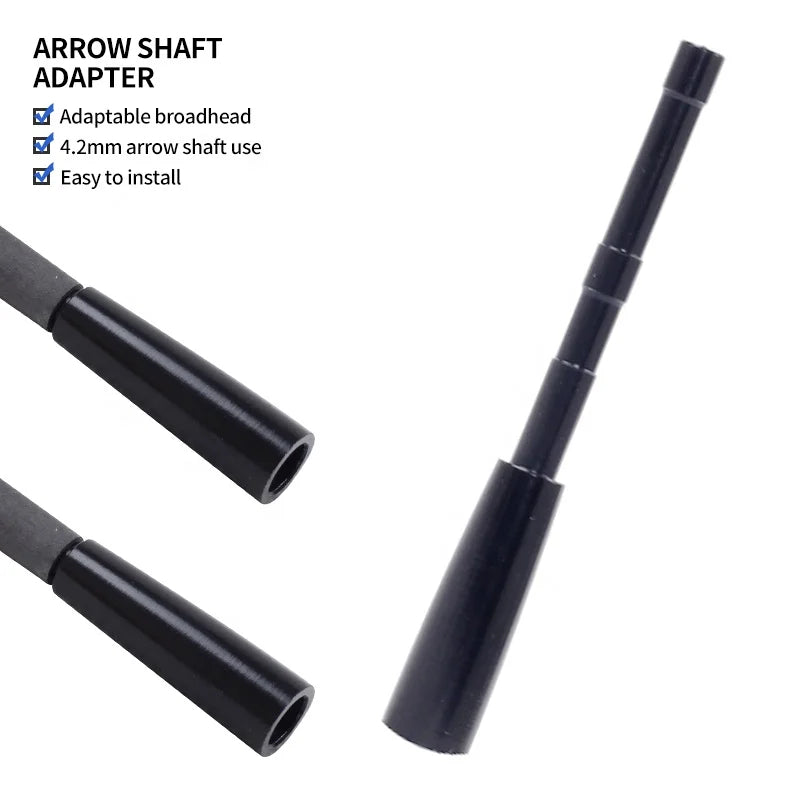SPG 4.2mm Arrow Inserter – Aluminium Arrow Shaft Adapter – INDIAN SLINGSHOT