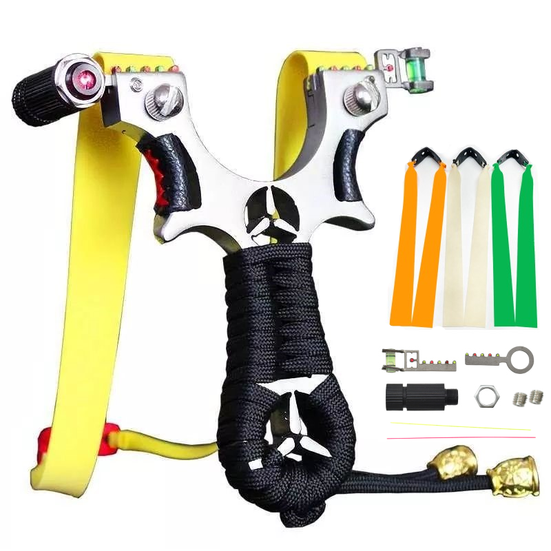 Flying Bird Benz Alloy Slingshot Catapult with Laser Durable Outdoor T ...