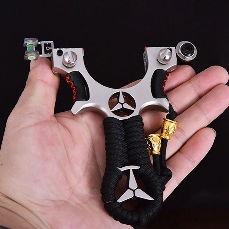Flying Bird Benz Alloy Slingshot Catapult with Laser Durable Outdoor T ...