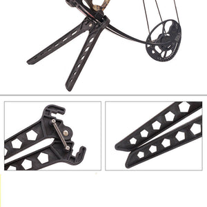 Archery Bow Limb Clamp Kick Stand Holder Legs for Target Shooting Comp ...