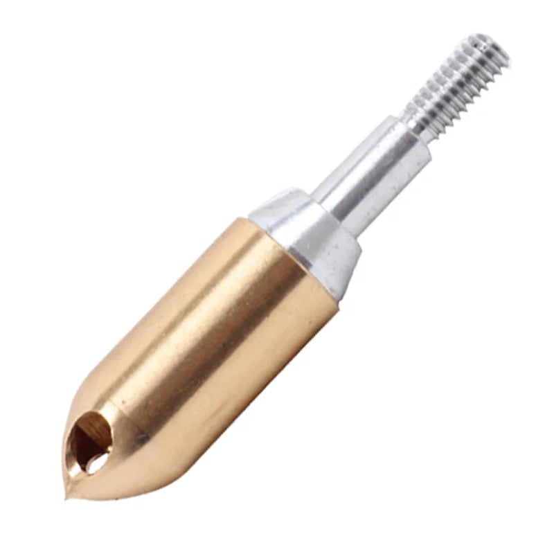 SPG Brass Whistle Broadhead – 6.2mm Screw-in Arrow Point – INDIAN SLINGSHOT