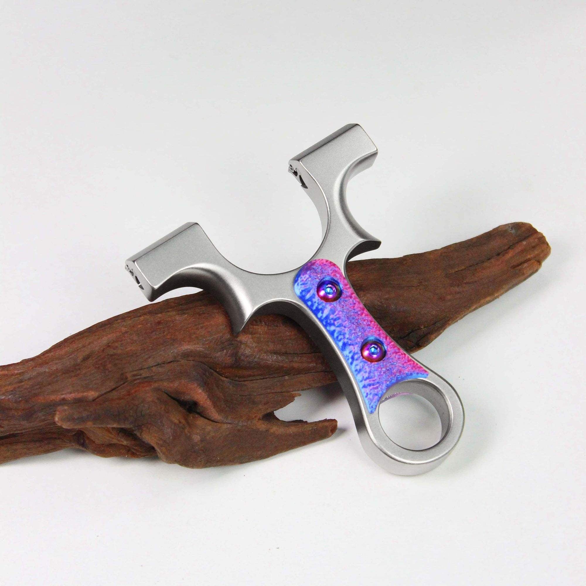 Stainless Steel AuroraGrip Slingshot – INDIAN SLINGSHOT