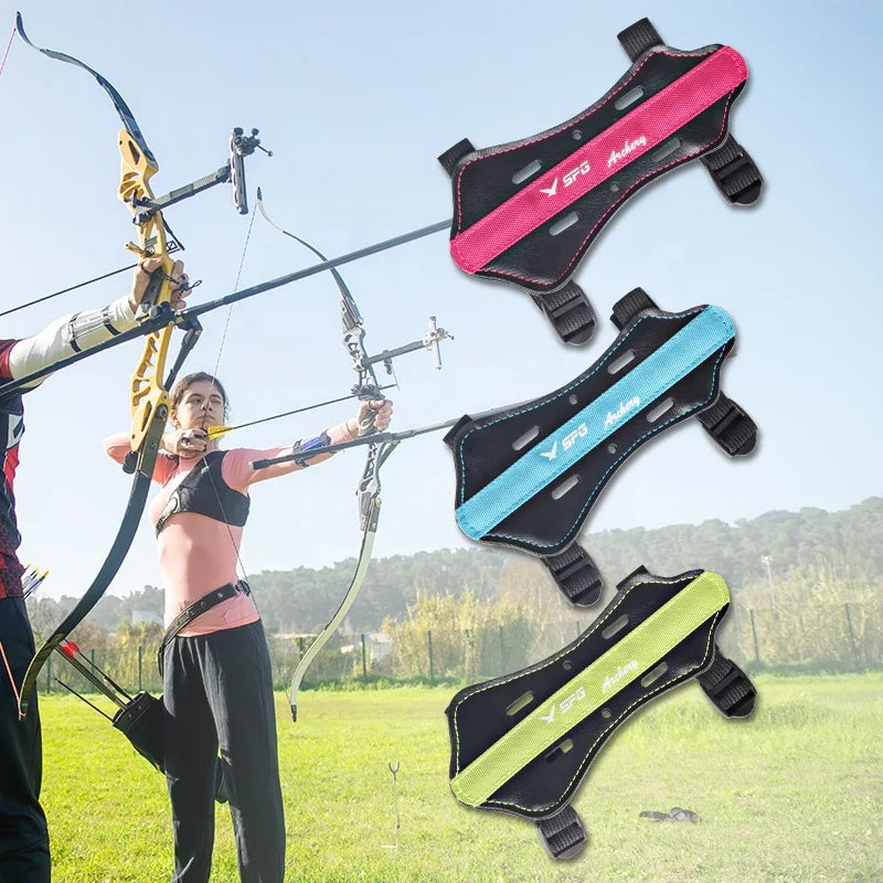 SPG Kids Archery Arm Guard – Adjustable Leather Forearm Protector ...