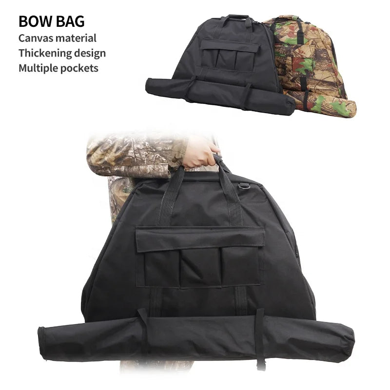 SPG Triangle Compound Bow Bag – Heavy-Duty Canvas Case – INDIAN SLINGSHOT